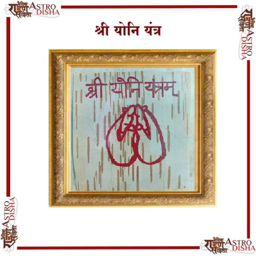 श्री योनि यन्त्र | Shri Yoni Yantra - Handmade Bhoajpatra Yantra